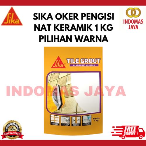 Jual SIKA OKER PENGISI NAT KERAMIK 1 KG PILIHAN WARNA - PINK - Kota ...