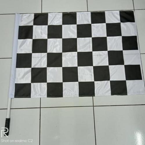 Jual PROMO BENDERA START FLAG + TIANG PANJANG 1 METER TERBAIK - Jakarta ...