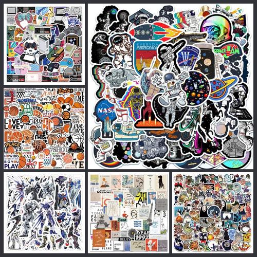 Promo ic] 48 pcs sticker astronot space planet - spongebob - Jakarta ...