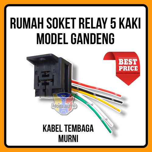 Jual Rumah Soket Socket Relay Riley 5 Kaki Model Bangku Gandeng ...