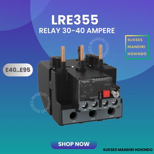 Jual LRE 355 Thermal Overload Relay LRE355 Schneider 30 - 40A ORI SNI ...