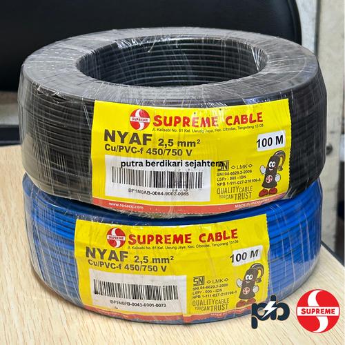 Jual Kabel NYAF 2.5mm Merk Supreme / Kabel NYAF 2.5 mm Supreme - 100 Meter, Kuning Hijau ...
