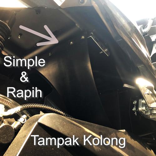 Jual Mudflap Karpet Lumpur Kepet Motor Listrik Molis Polytron Fox R Fox ...