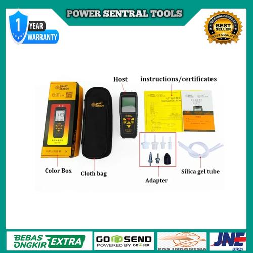 Jual Manometer Pressure Gauge Smart Sensor AS511 Air Differential AS ...