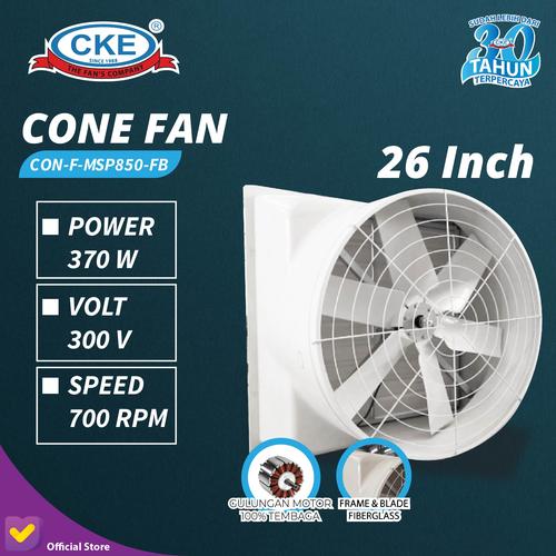 Promo Exhaust Blower Cone Fan 26 Inch Short Cone 380V 0.37KW Kipas ...