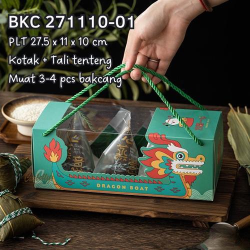 Jual Box Jinjing Hijau Naga Dus Packaging Kotak Bakcang Hampers Bacang ...