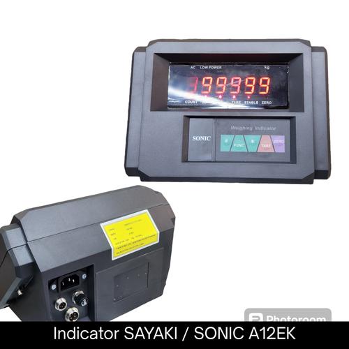 Jual Indicator timbangan digital SAYAKI / SONIC A12EK - Sayaki ...