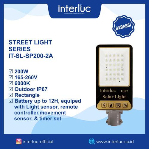 Promo interluc Street Light Solar Panel - 200 Watt - Jakarta Utara ...