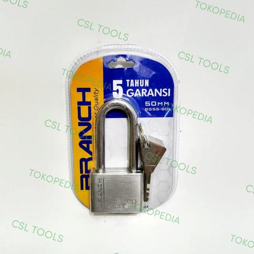 Jual Gembok Stainless Sus 304 50 mm Panjang BRANCH / Gembok pagar Baja ...