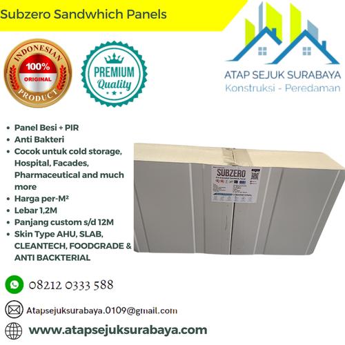 Jual Sanwich Panel SUBZERO Panel Dinding Ruangan - Slab 50 - Kota Surabaya - Atap Sejuk Surabaya ...