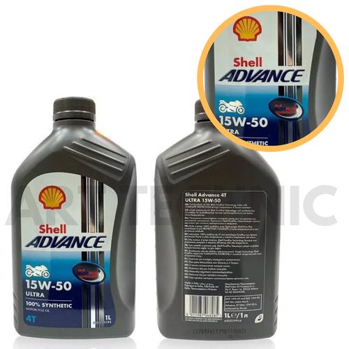 Jual Oli SHELL Advance Ultra 1 Liter 15W50 Sintetik - Jakarta Barat ...