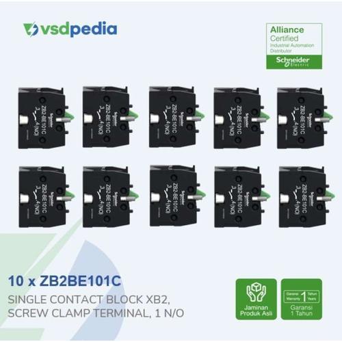 Promo SCHNEIDER ADDITIONAL CONTACT BLOK XB2 1 N/O ZB2BE101C x 10 ...