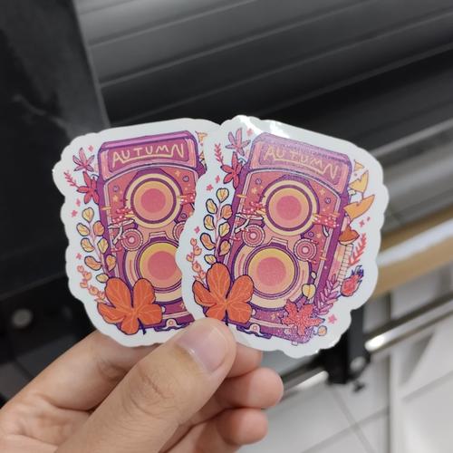 Jual Cetak Stiker Vinyl Standar Transparan Diecut A2 (40x60cm) Varian ...