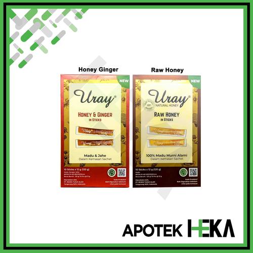 Jual Madu Uray Stick Box isi 10 Sachet - Madu Murni - Raw Honey - Kota Bandung - Apotek Heka ...