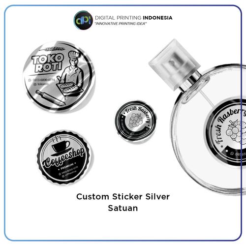 Jual Cetak Sticker Silver Tahan Air Label Kemasan Tidak Mudah Robek ...
