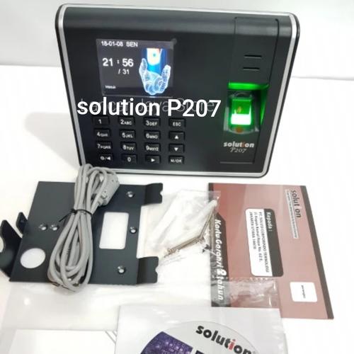 Jual Mesin absen fingerprint Solution p207 / Mesin absensi sidik jari ...