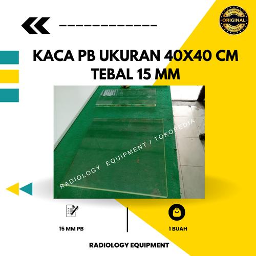 Jual KACA PB UKURAN 40X40 CM TEBAL 15 MM / LEAD GLASS / KACA TIMBAL ...