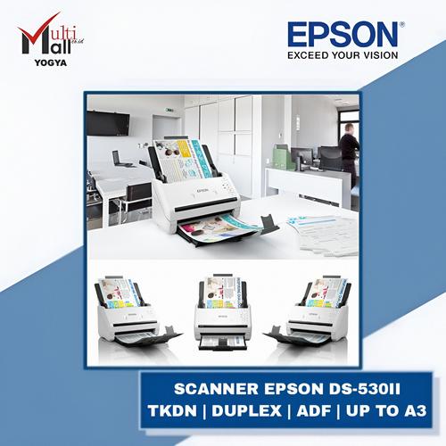 Jual Scanner Epson DS-530II TKDN Up to A3 WorkForce DS 530II Duplex ADF ...