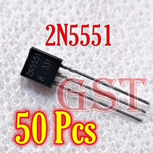 Jual 50Pcs transistor 2n5551 NPN 2n 5551 - Kota Surabaya - GST | Tokopedia