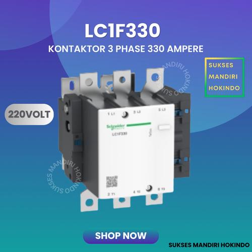 Promo Kontaktor 3P 330A 3 Phase 330 Ampere 220Volt Schneider LC1F330 ...