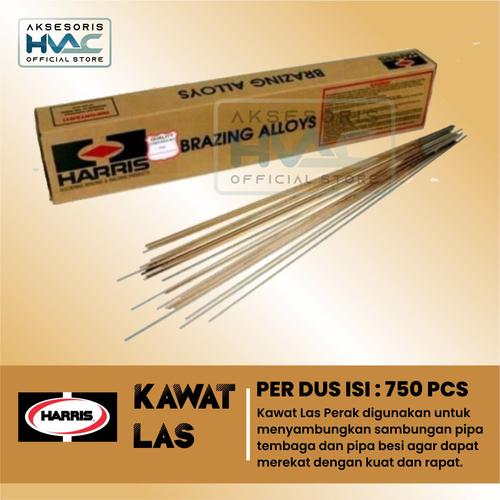 Jual Kawat Las Perak Panjang per Dus Merek Harris Brazing Alloys ...