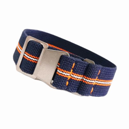 Jual StrapGuy MN20 Navy Blue + Orange & White Stripes clean version ...