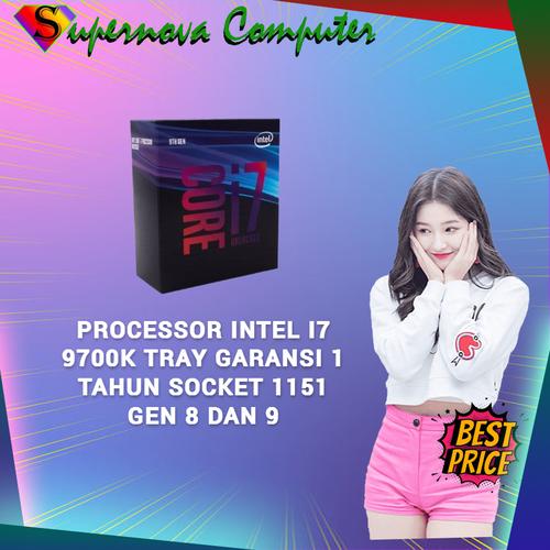 Jual processor intel i7 9700K TRAY GARANSI 1 TAHUN SOCKET 1151 GEN 8 ...