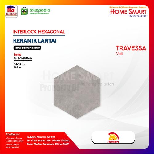 Jual Roman Keramik Hexagonal GH348066 dTravessa Medium 34x39 Kw1 - Kota ...