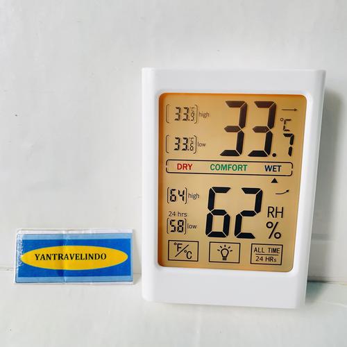 Jual ALAT PENGUKUR SUHU UDARA THERMOMETER SUHU RUANGAN KELEMBAPAN ...