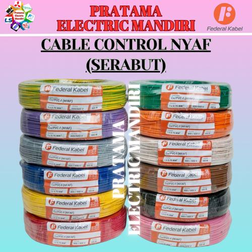 Jual FEDERAL Cable Grounding Kabel Serabut NYAF 1 x 10mm Yellow/Green ...