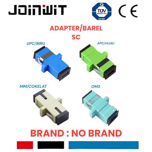 Jual ADAPTER SC UPC barel adaptor sc upc/apc/mm/om3 fiber optic ...