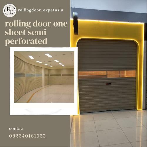 Jual rollingdoor onesheet semi perforated pintu rolling mall - Jakarta ...