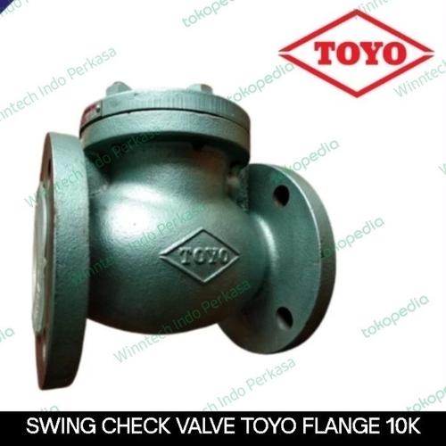 Jual Swing Check Valve TOYO Flange Jis 10K size 6 inchi - Jakarta Barat ...