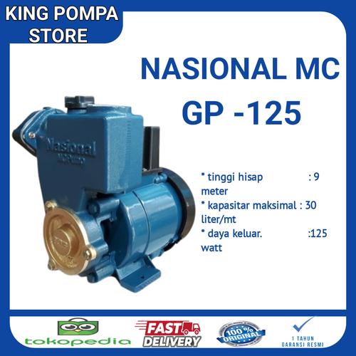 Jual Pompa air Nasional GP-125 pompa air listrik pompa air sumur Dangkal,kemampuan hisap 9meter ...