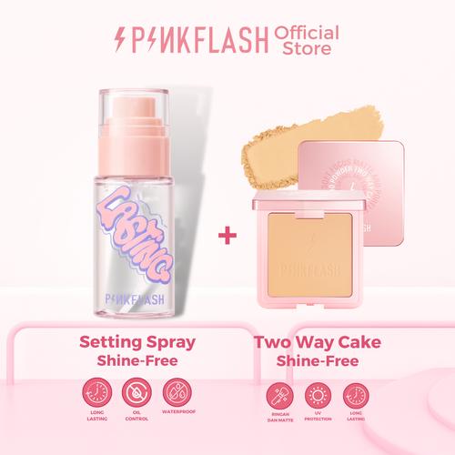 Promo PINKFLASH Bundling Setting Spray + Pressed Powder - BR01 - Kab. Tangerang - PINKFLASH ...
