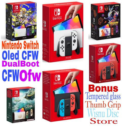 Jual Nintendo Switch OLED CFW 128GB 256GB 512GB Full Game - White ...