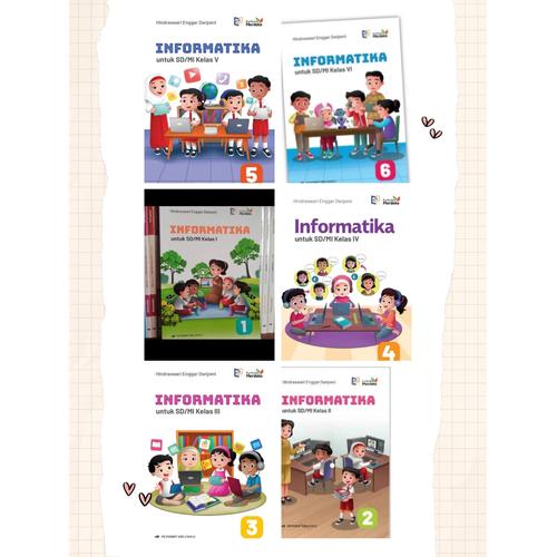 Jual INFORMATIKA KELAS 1 2 3 4 5 6 SD KURIKULUM MERDEKA ERLANGGA ...
