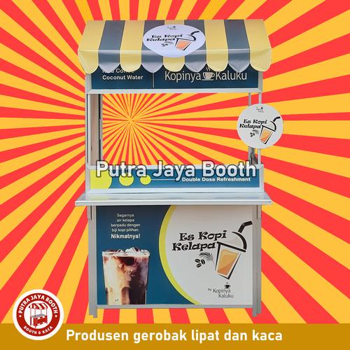 Jual Booth Portable Meja Lipat Event Desk Atap Palang Rak GRATIS ...