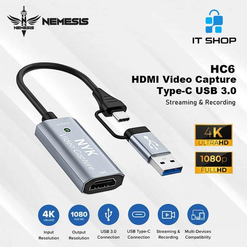Jual NYK HDMI Video Capture Type C USB 3.0 - HC6 - Kota Surabaya - IT ...