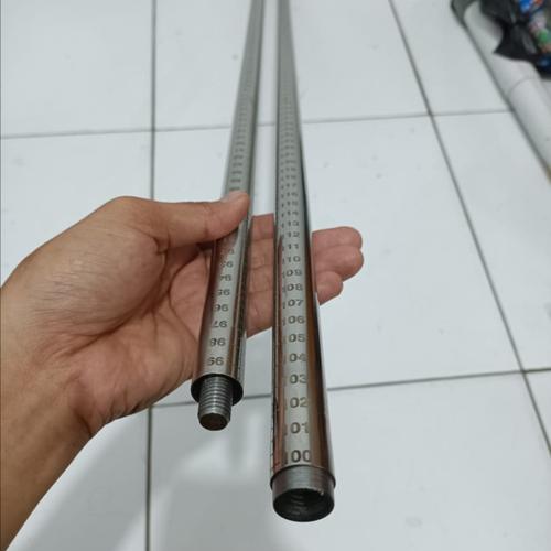 Jual stick sounding stainless steel panjang 2 meter sambungan 1m x 1m ...