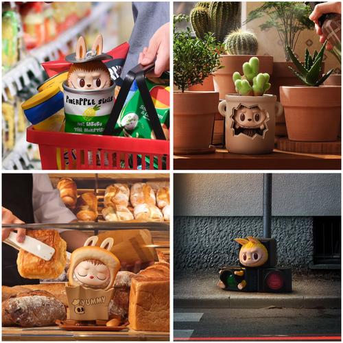 Jual Figure Popmart Labubu The Monsters Almost Hidden - Bread Bag ...
