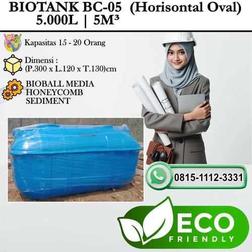 Jual Biotech Biotank Kapasitas 5000 Liter 5m3 / Biofil Septictank - BC ...