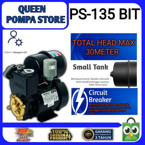 Jual POMPA AIR SHIMIZU OTOMATIS AUTOMETIK PUMP 135 E/PS-135E SUMUR DANGKAL KEMAMPUAN HISAP ...