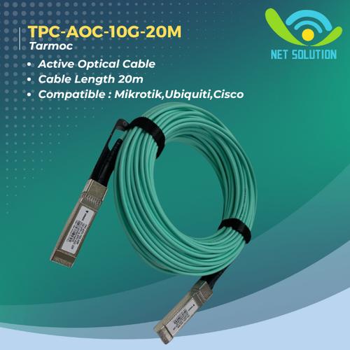 Jual Tarmoc TPC-AOC-10G-20M | SFP+ Active Optical Cable 20 Meter - Kota ...