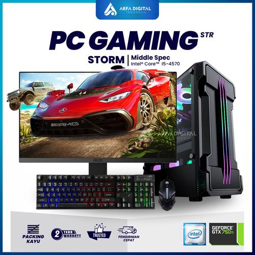 Promo PC Gaming Full Set Core i5 RAM 8GB SSD 128GB VGA 2GB LED 19 ...