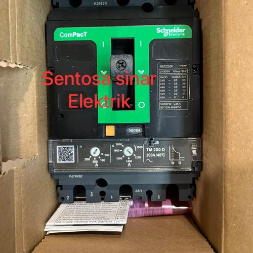 Jual MCCB Schneider NSX250F 3P 200A C25F3TM200 Type New 36kA - Jakarta Pusat - Sentosa sinar ...