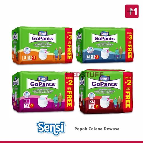 Jual Sensi Gopants Midi Popok Celana Dewasa Popok Dewasa - M15 ...