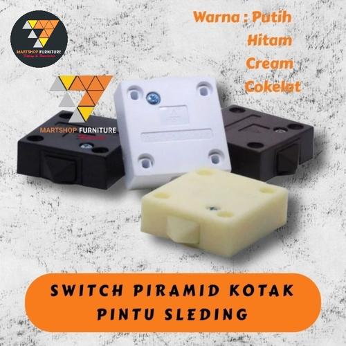 Jual SAKLAR SWITCH PIRAMID KOTAK OTOMATIS PINTU SLEDING SWING - Cokelat ...