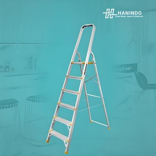 Jual Tangga Lipat Rumah Aluminium 6 Step Tingkat Satu Sisi Ingco ...