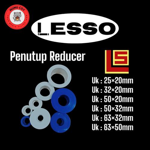 Jual Lesso, Penutup Reducer / Penutup Pipa U-Pvc By Pawns - White - 25 ...
